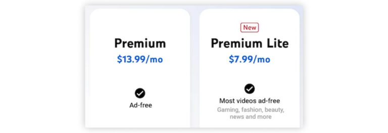 YouTube lanza la versión piloto de su plan “Premium Lite” - Tidart